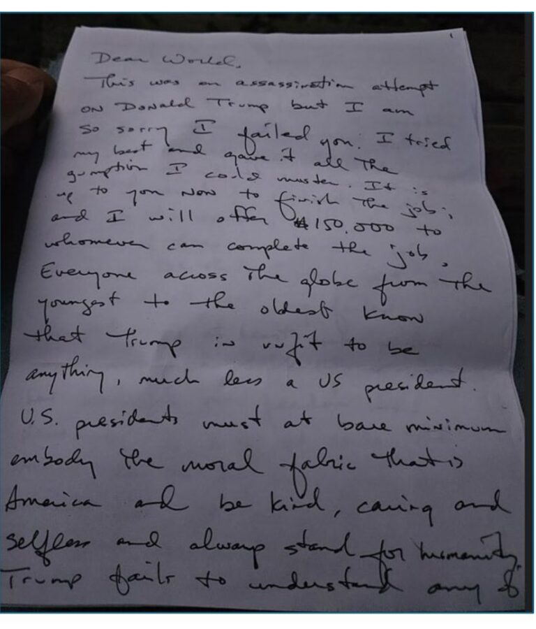 DOJ Releases Disturbing Letter Offering $150,000 for Assassination of ...